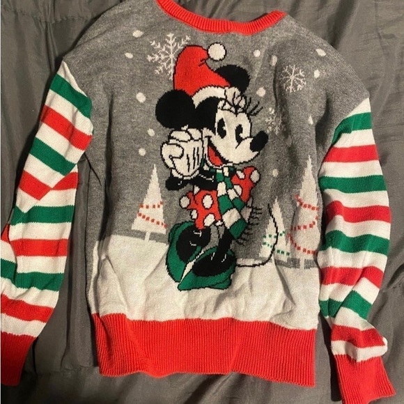 Disney | Shirts & Tops | Minnie Mouse 3t Ugly Sweater Disney Junior ...